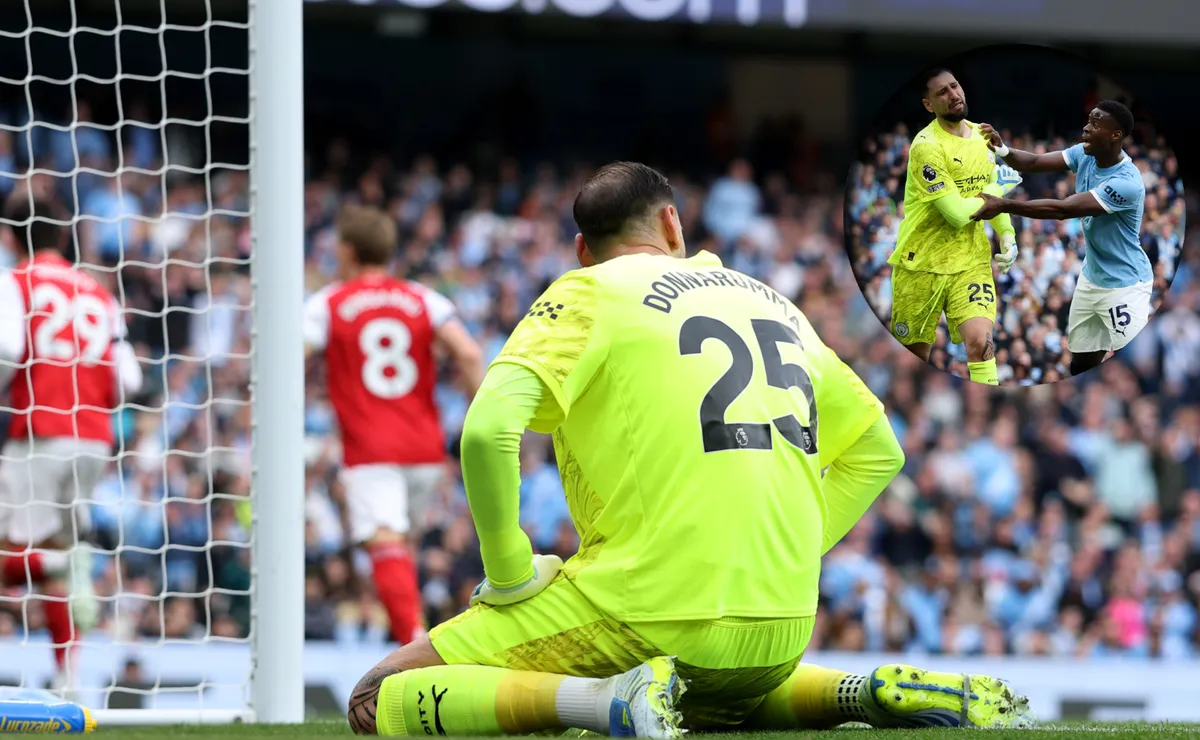 VIDEO: el insólito error de Donnarumma en Manchester City vs. Arsenal